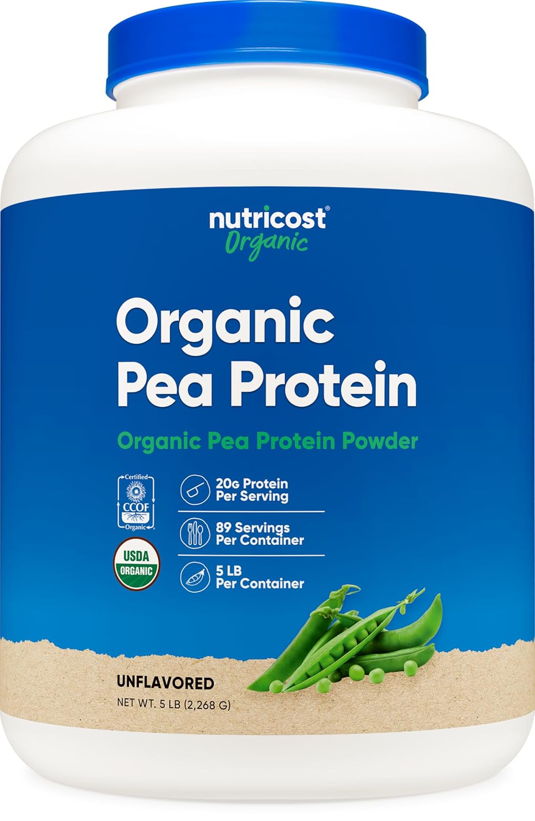 Nutricost organic pea protein isolate