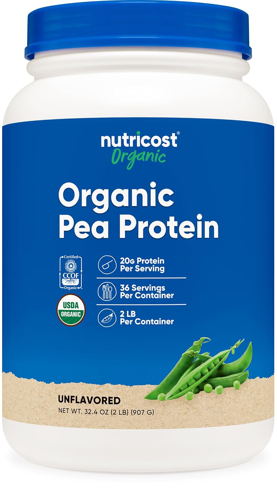 Nutricost organic pea protein isolate