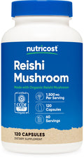Nutricost organic reishi mushroom capsules