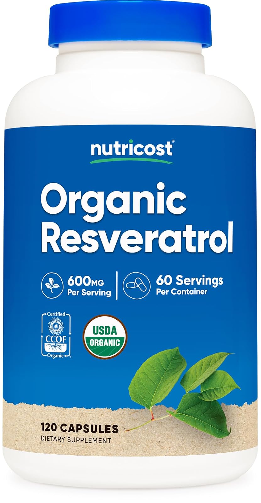 Nutricost organic resveratrol capsules