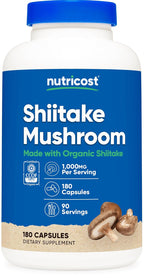 Nutricost organic shiitake mushroom capsules