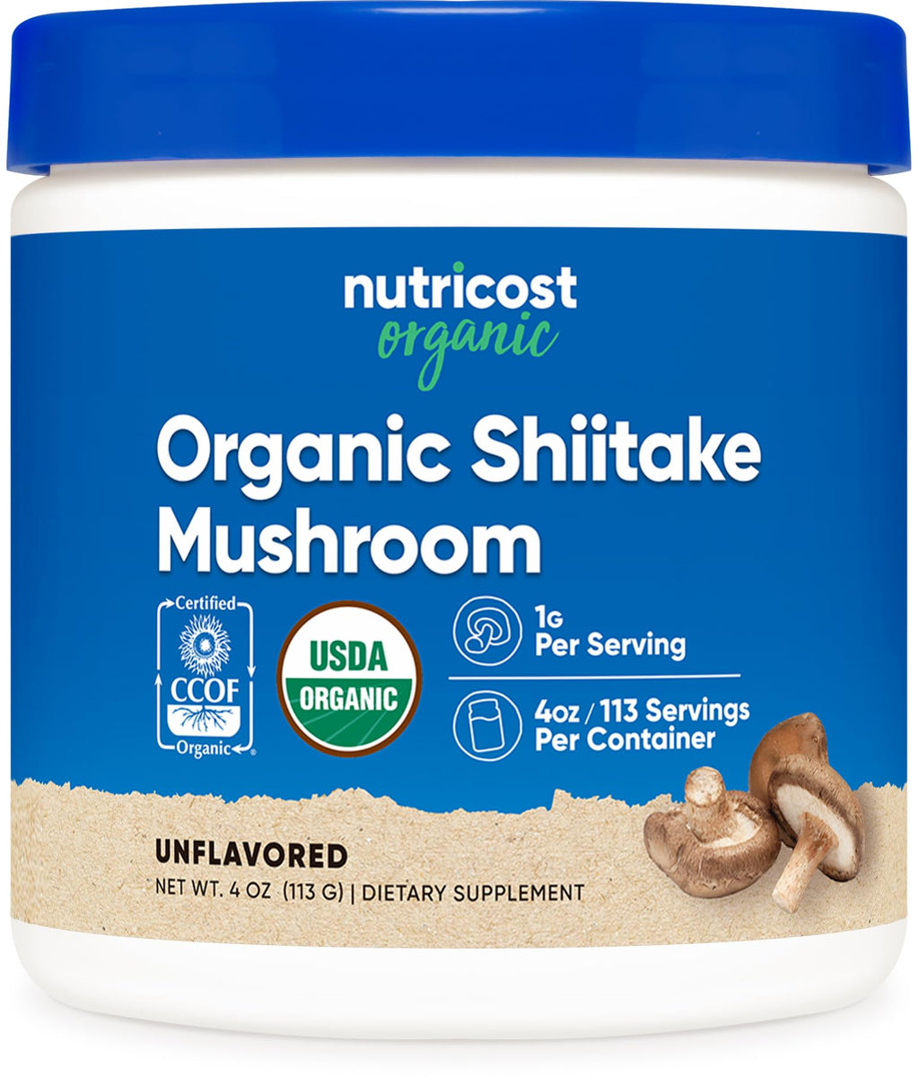 Nutricost organic shiitake mushroom powder