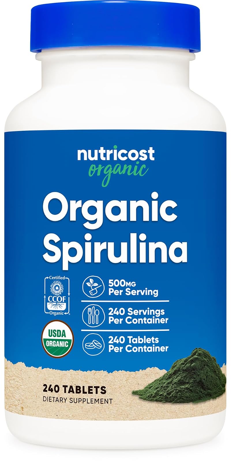 Nutricost organic spirulina health benefits