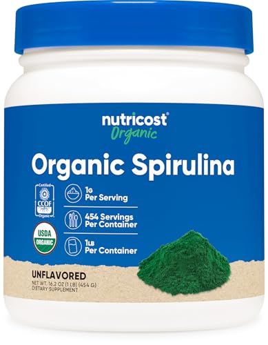 Nutricost organic spirulina powder benefits
