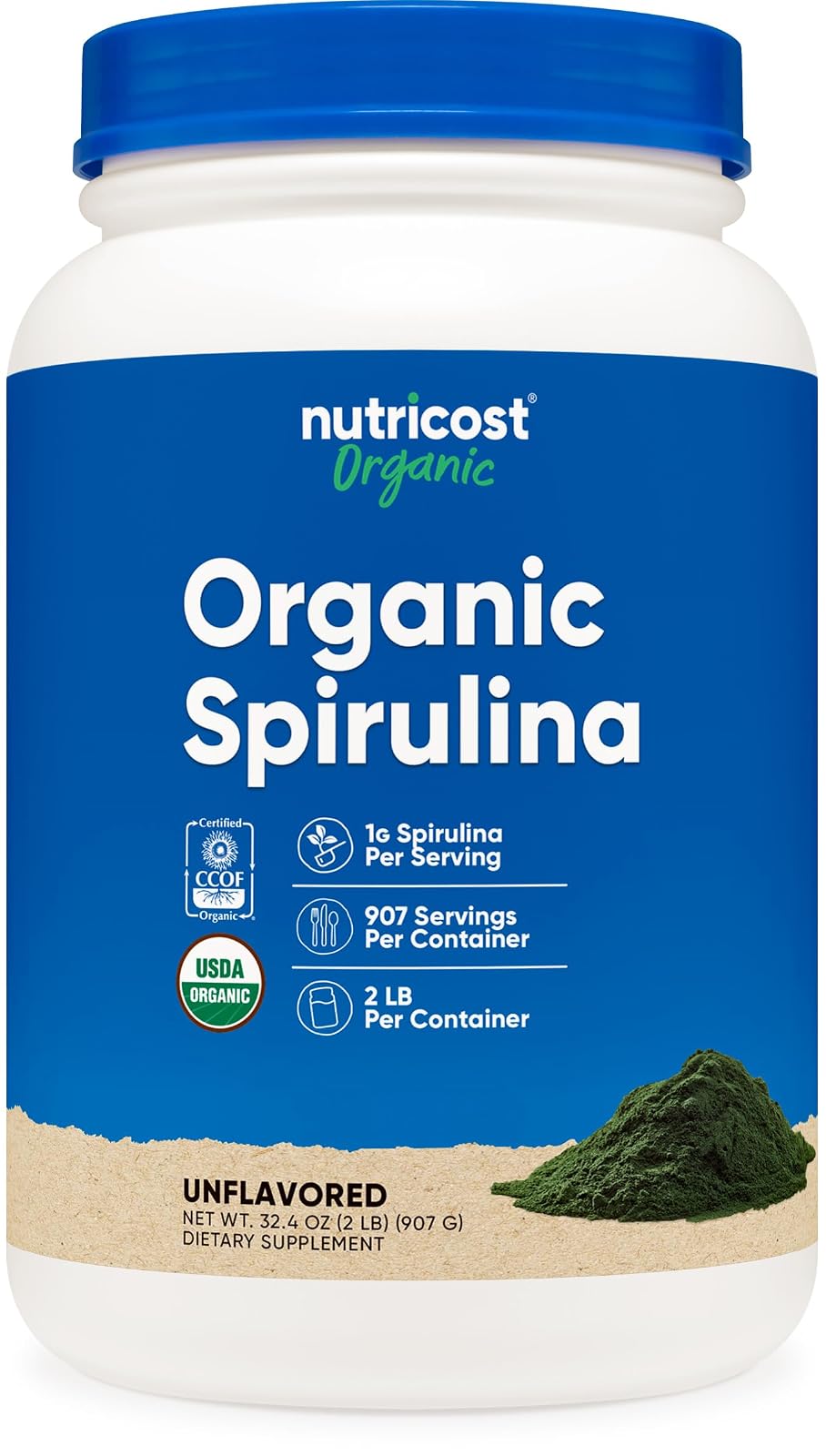 Nutricost organic spirulina powder benefits