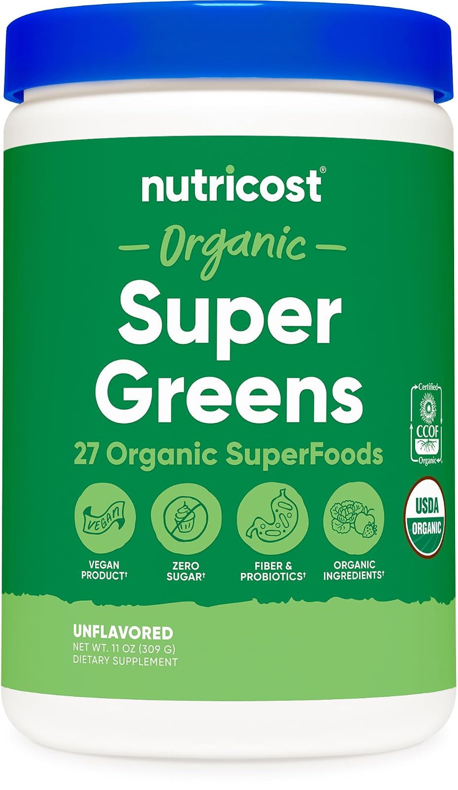 Nutricost organic super greens powder