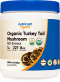 Nutricost organic turkey tail mushrooms