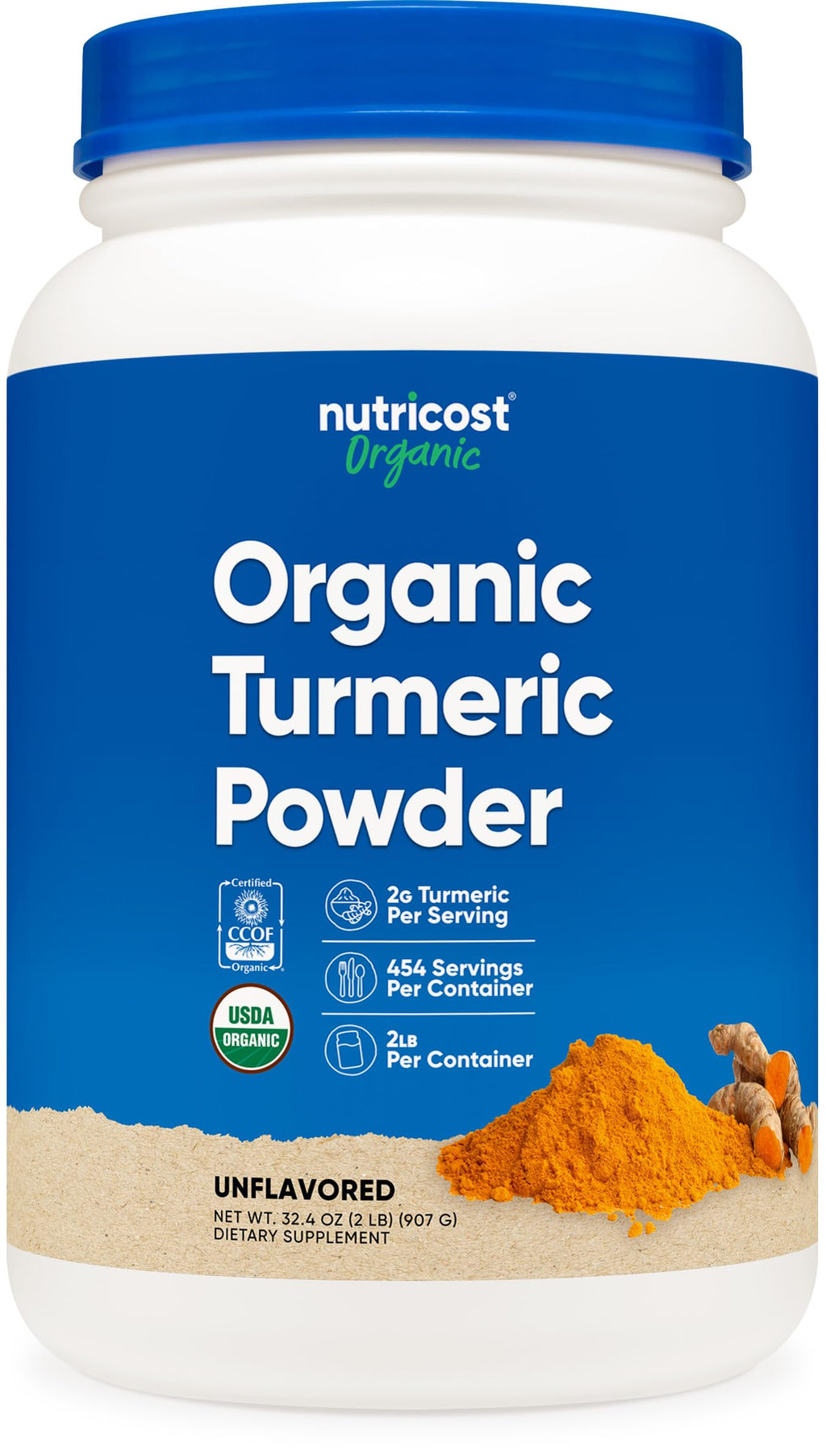 Nutricost organic turmeric root powder