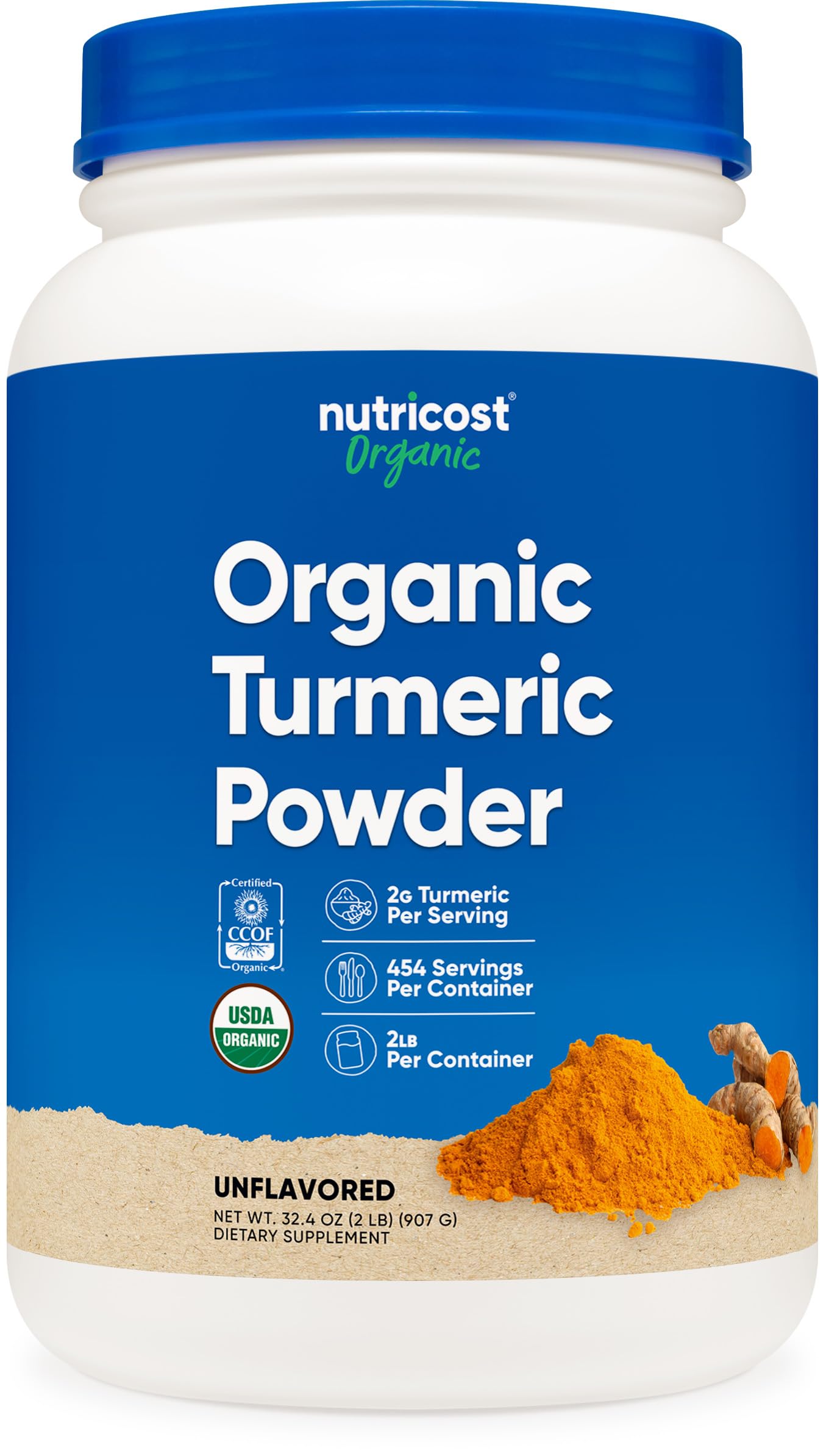 Nutricost organic turmeric root powder