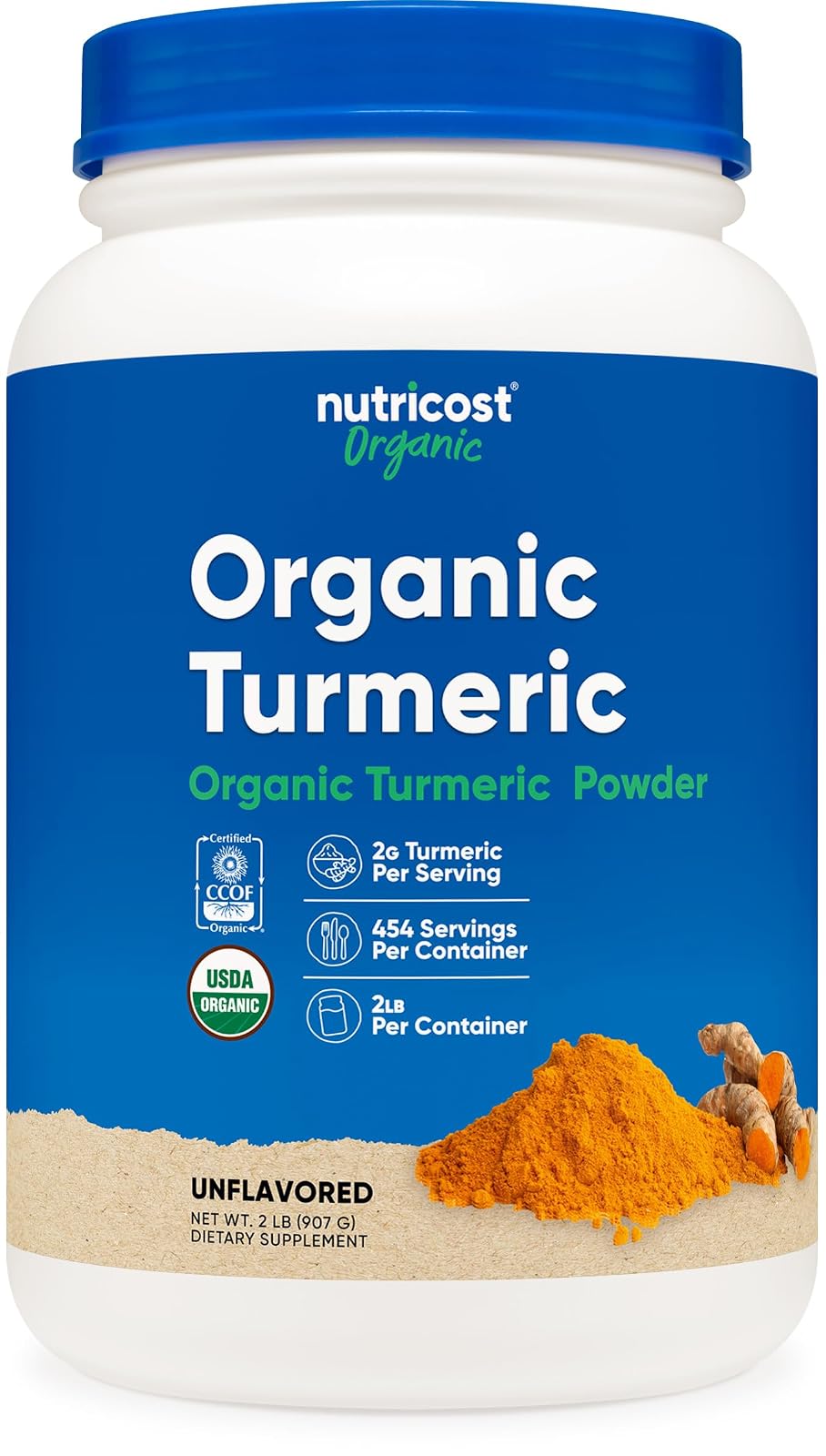 Nutricost organic turmeric root powder