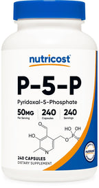 Nutricost P5P Vitamin B6 capsules