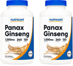Nutricost Panax Ginseng capsules for energy