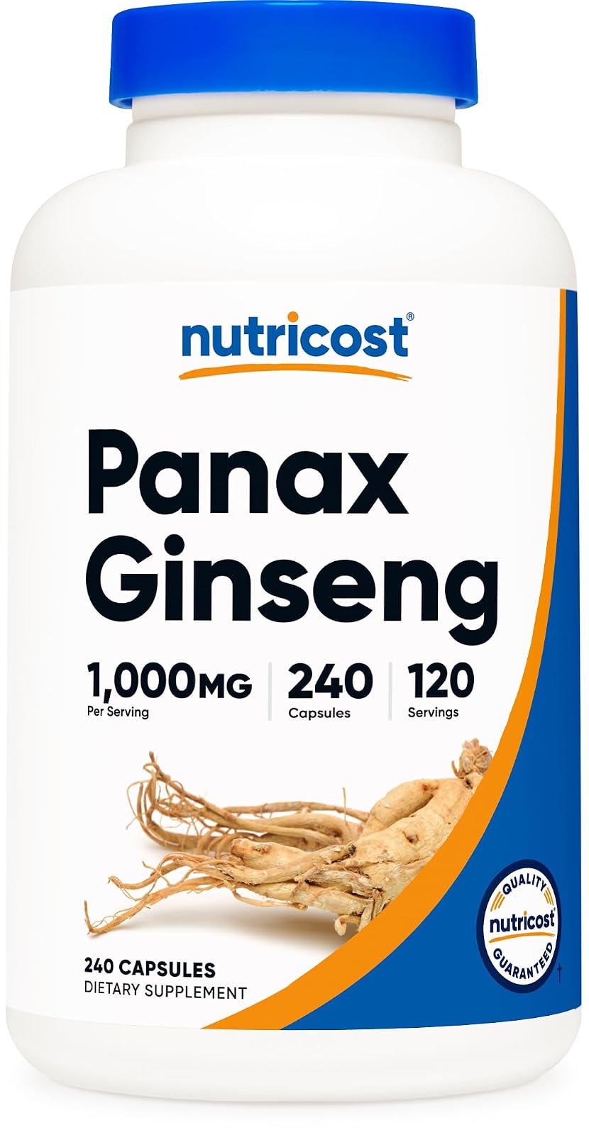 Nutricost Panax Ginseng capsules for energy