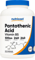 Nutricost Pantothenic Acid capsules for energy