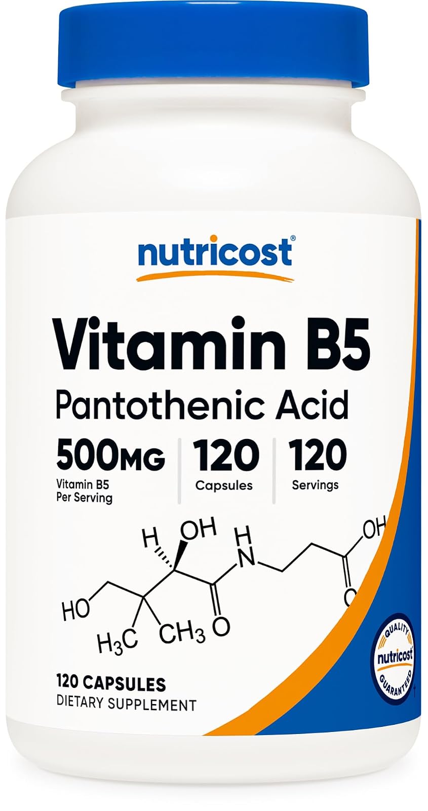 Nutricost Pantothenic Acid capsules