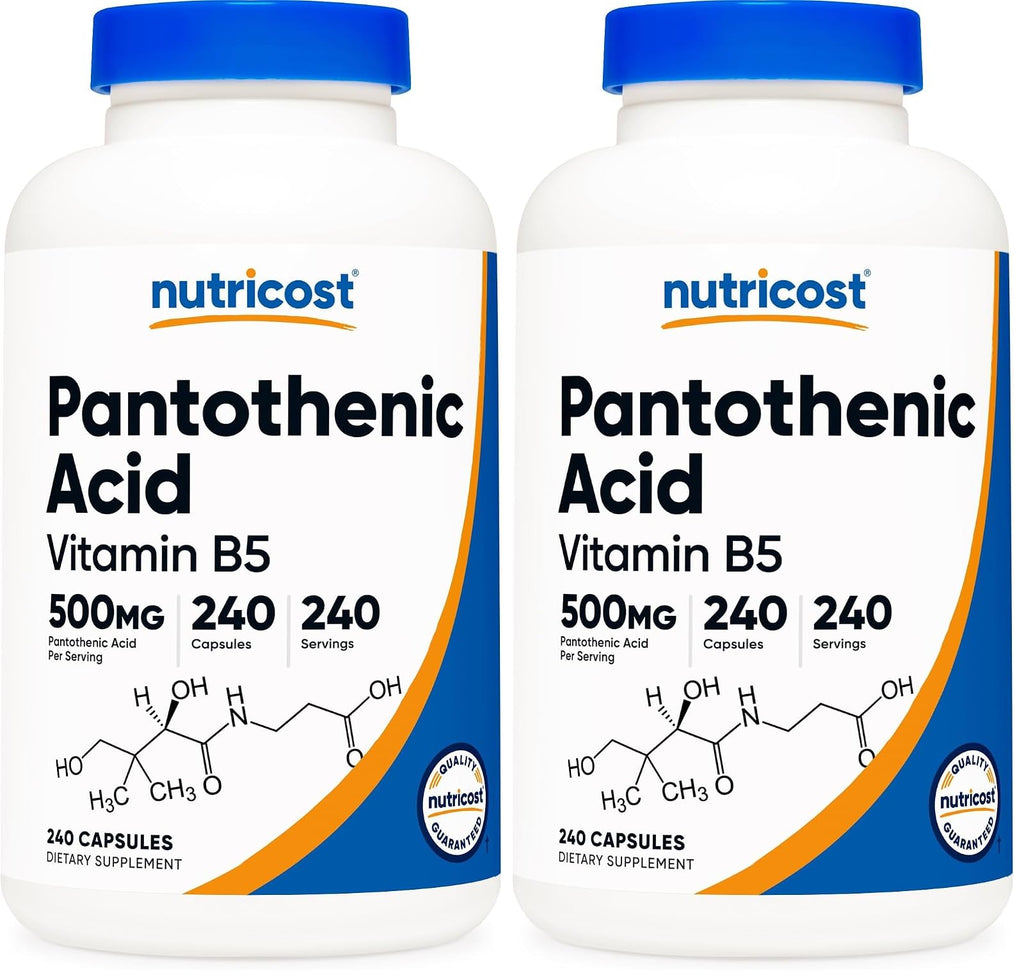 Nutricost Pantothenic Acid capsules