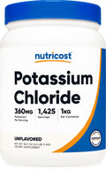 Nutricost potassium chloride powder for electrolyte balance