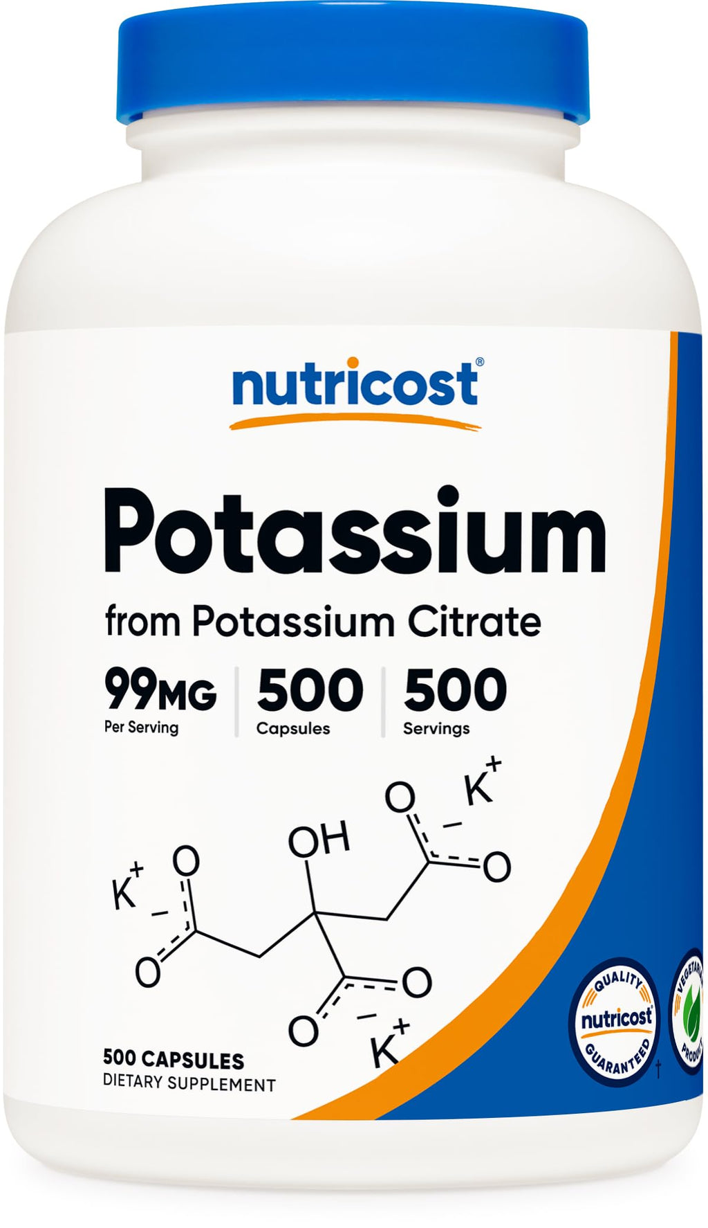 Nutricost potassium citrate capsules