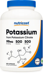 Nutricost potassium citrate capsules