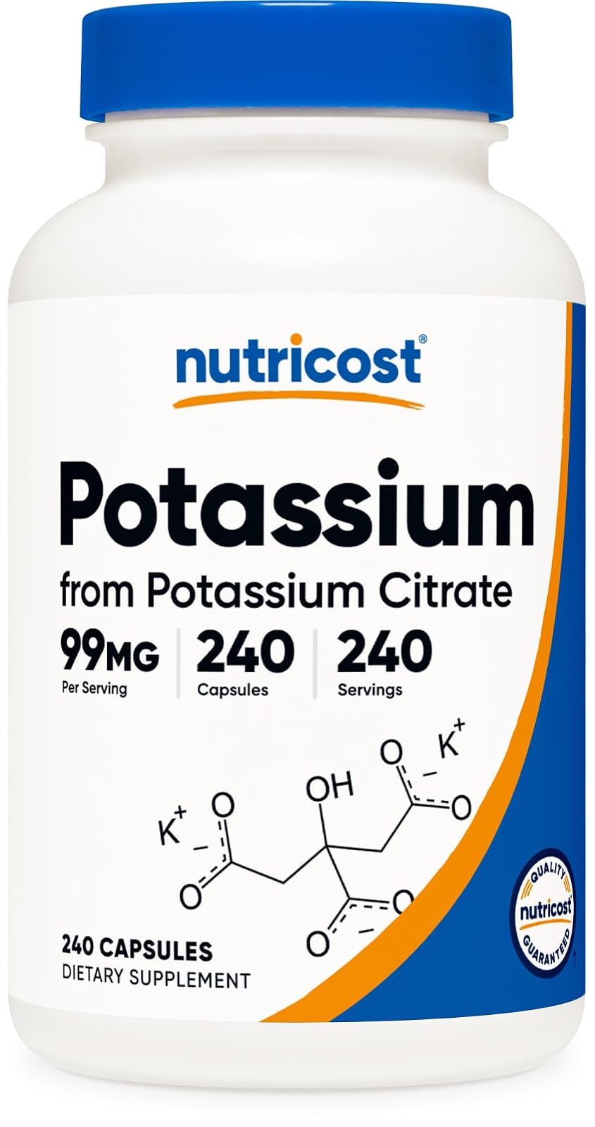 Nutricost potassium citrate capsules