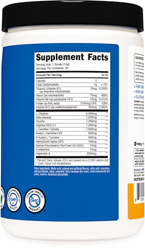 Nutricost powders for improved performance