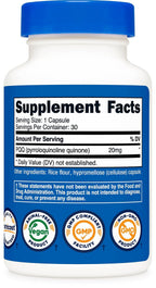 Nutricost PQQ for cellular function