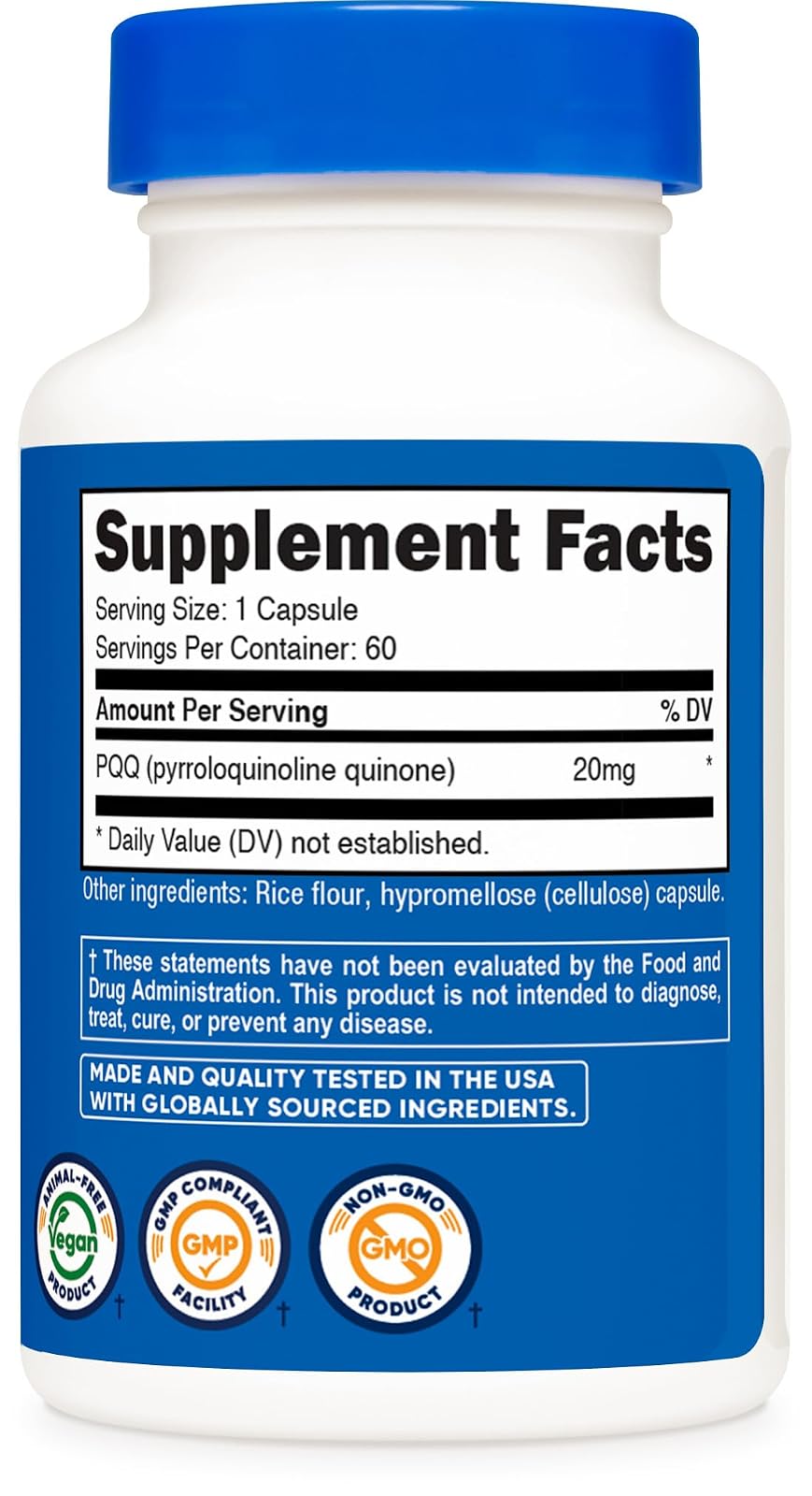 Nutricost PQQ for heart health