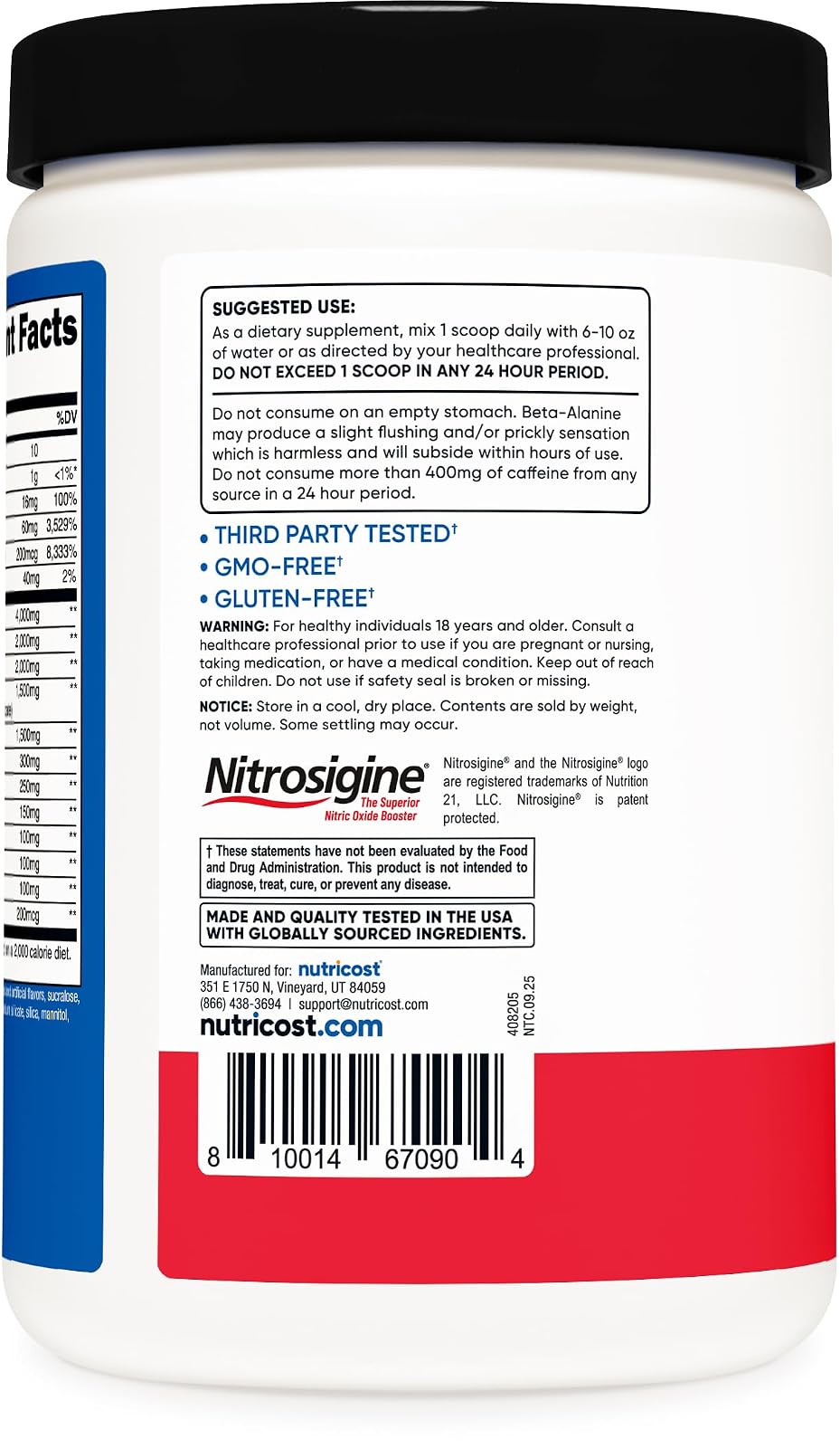 Nutricost pre-workout 30 servings