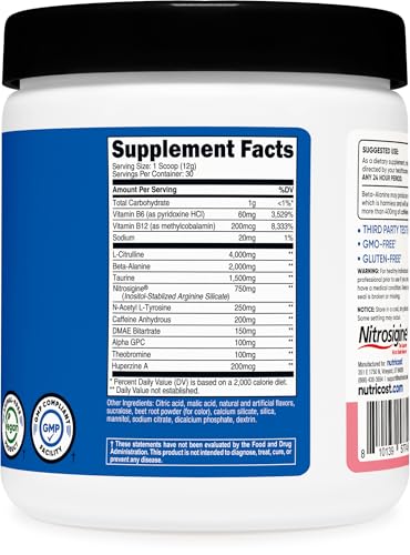 Nutricost pre-workout for enhanced performance