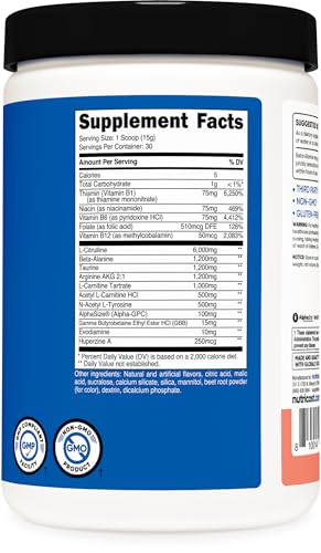 Nutricost pre-workout for improved performance