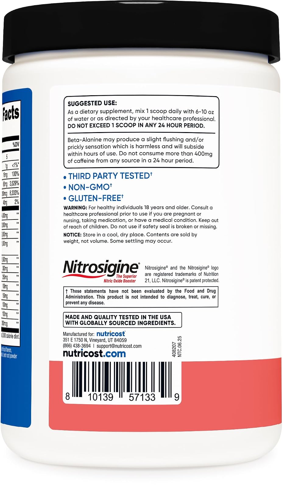 Nutricost pre-workout for intense workouts