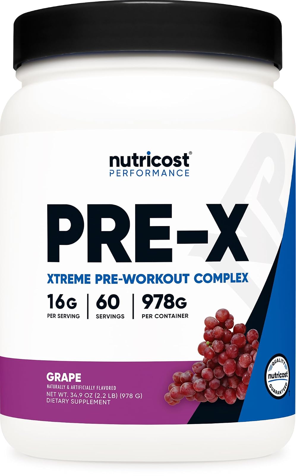 Nutricost pre-workout grape flavour