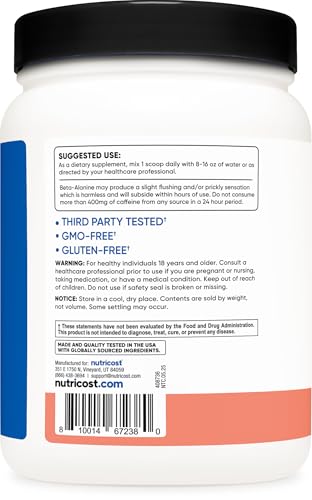 Nutricost pre-workout hydration formula