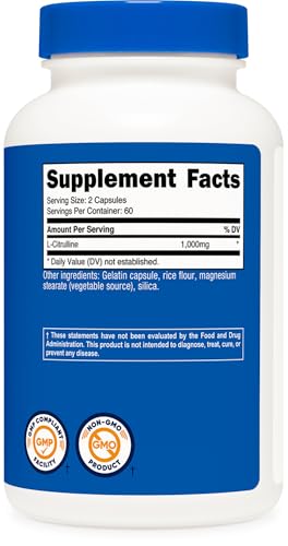 Nutricost pre-workout L-Citrulline benefits
