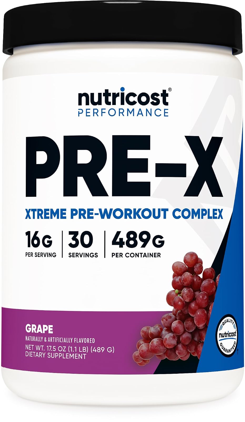 Nutricost pre-workout powder for energy
