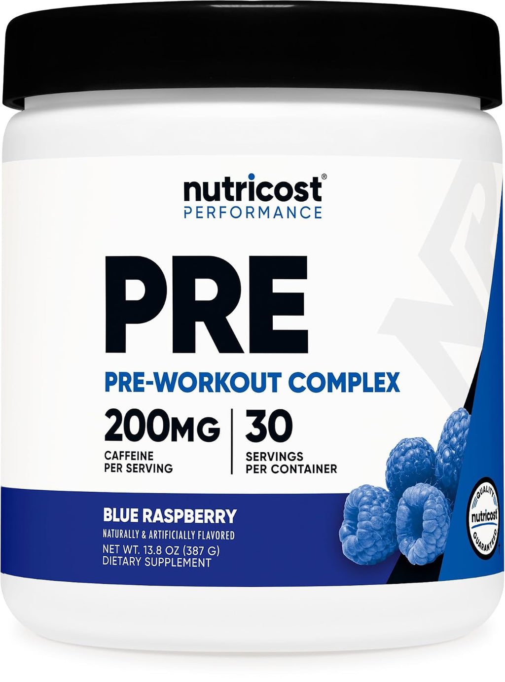 Nutricost pre-workout powder for energy