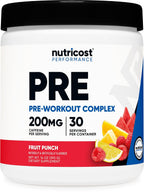 Nutricost pre-workout powder for energy
