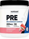 Nutricost pre-workout powder watermelon flavour