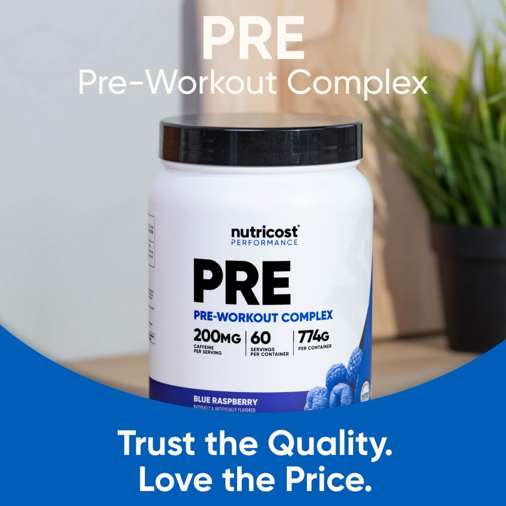 Nutricost pre-workout with 60 servings