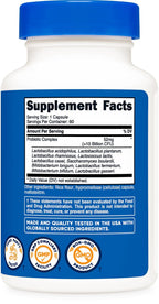 Nutricost probiotics 50 billion CFU option