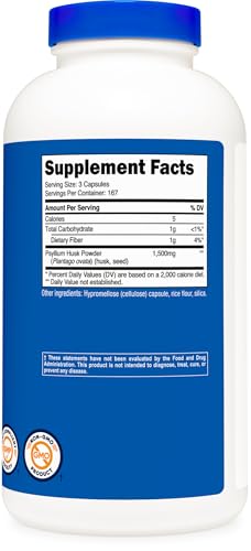 Nutricost psyllium for healthy digestion