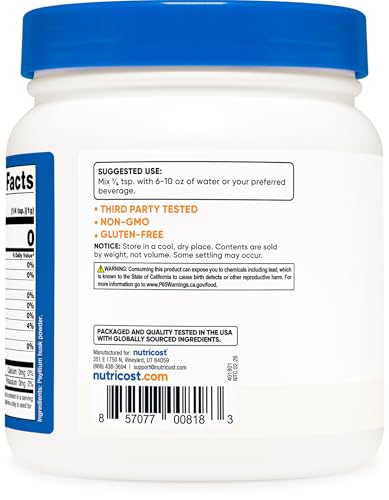 Nutricost psyllium husk gluten-free option