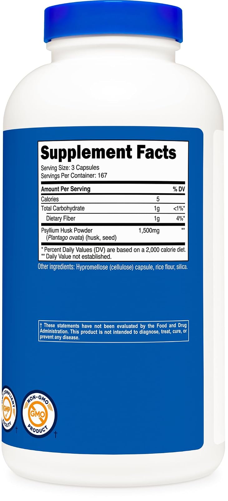 Nutricost psyllium husk natural laxative