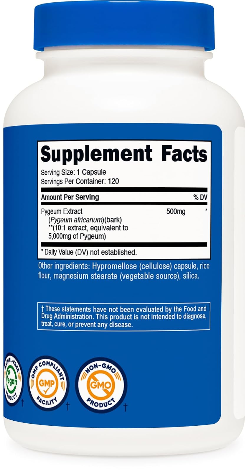 Nutricost pygeum for men's wellness