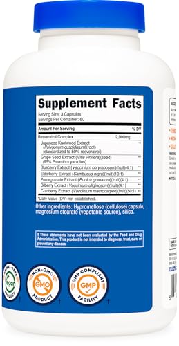 Nutricost resveratrol for healthy aging