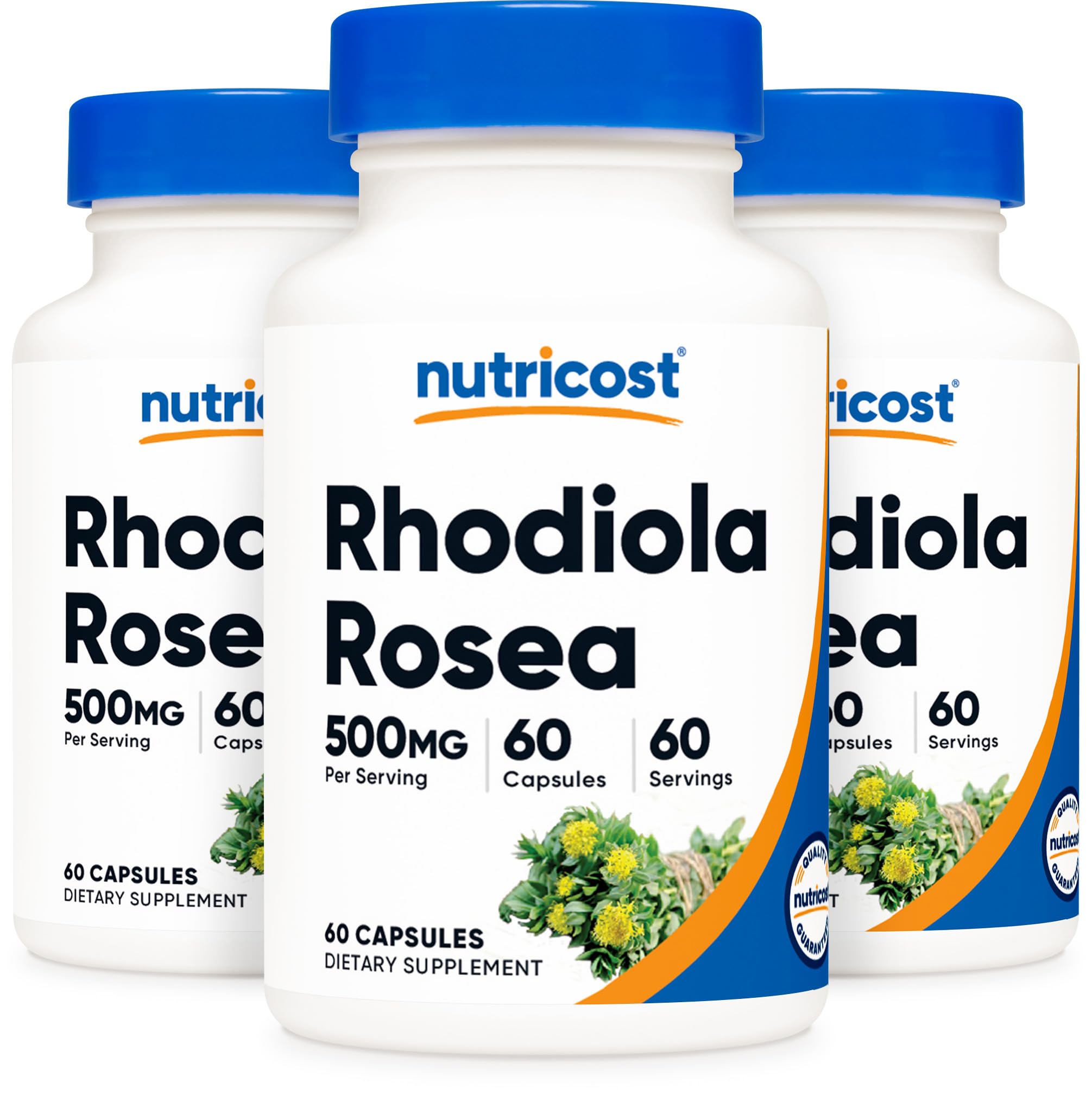 Nutricost Rhodiola Rosea capsules for stress relief