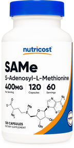 Nutricost SAM-e 400 mg capsules