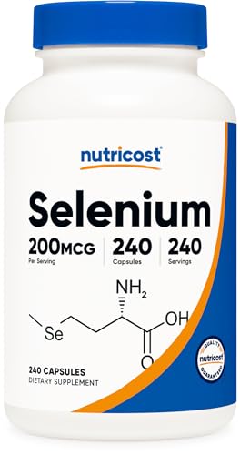 Nutricost selenium 200 mcg capsules