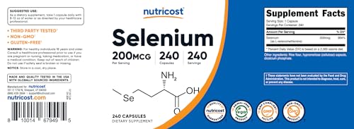 Nutricost selenium for overall wellness
