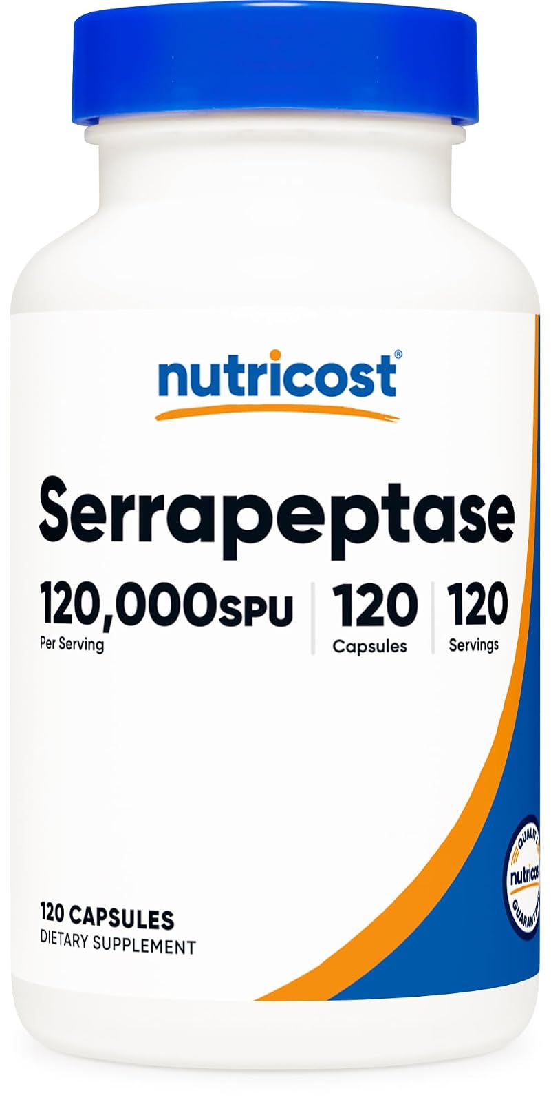 Nutricost serrapeptase digestive enzymes supplement